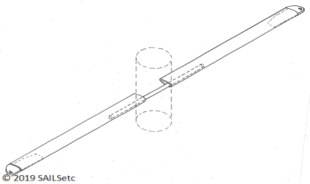 Spreader kit with faired section spreaders.