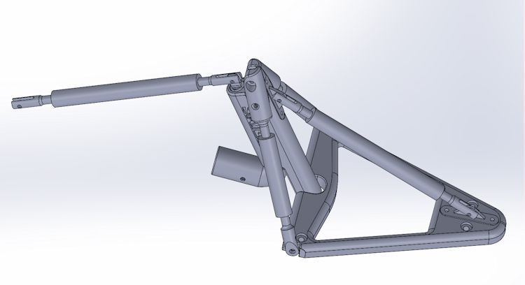 Radial headsail boom fitting - large